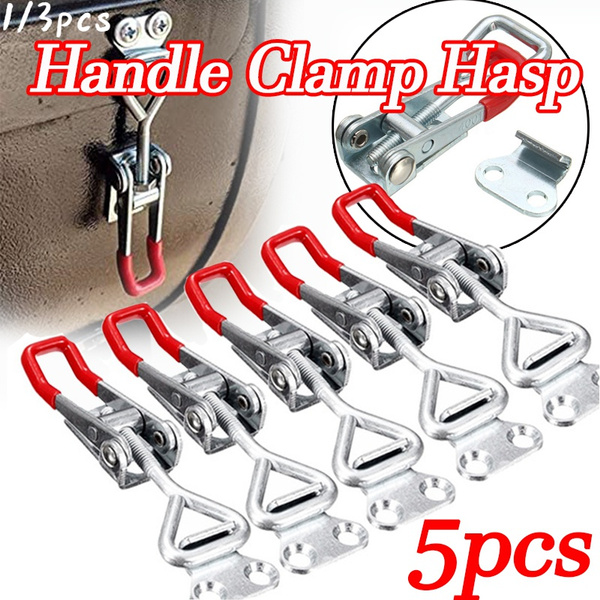 Portable Adjustable Cabinet Boxes Lever Handle Clamp Hasp Toggle Latch ...