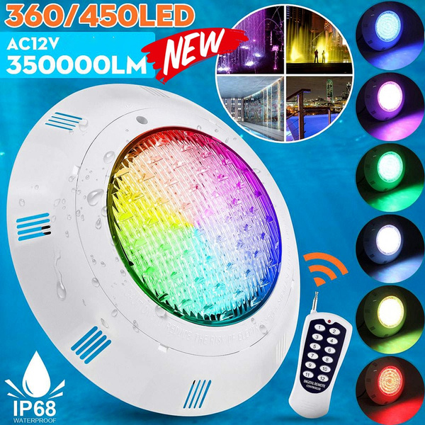 New 25W/35W 45W RGB Led Swimming Pool Light 360LED IP68 Waterproof AC12V Outdoor RGB UnderWater ...