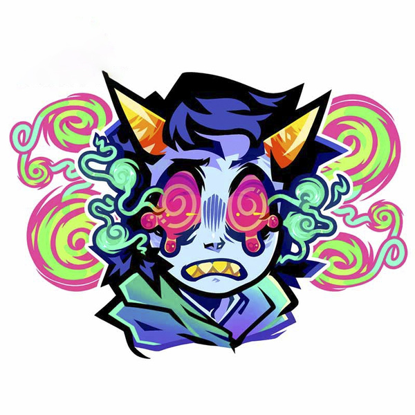 13cm x 9.4cm for Homestuck Fanart Personality Decal Creative VAN Car ...