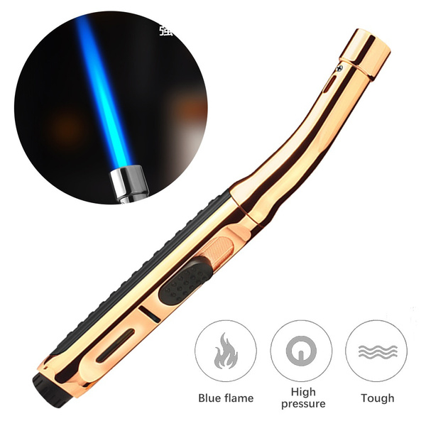 Kitchen Jet Candle Lighter Spray Gun Metal Refillable Butane Gas ...