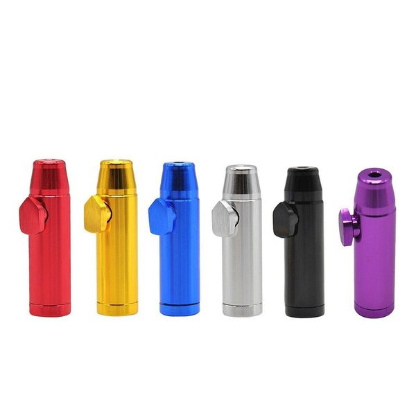 Bullet Snuff Rocket Dispenser Nasal Snorting Powder Dispenser Snuff Box ...