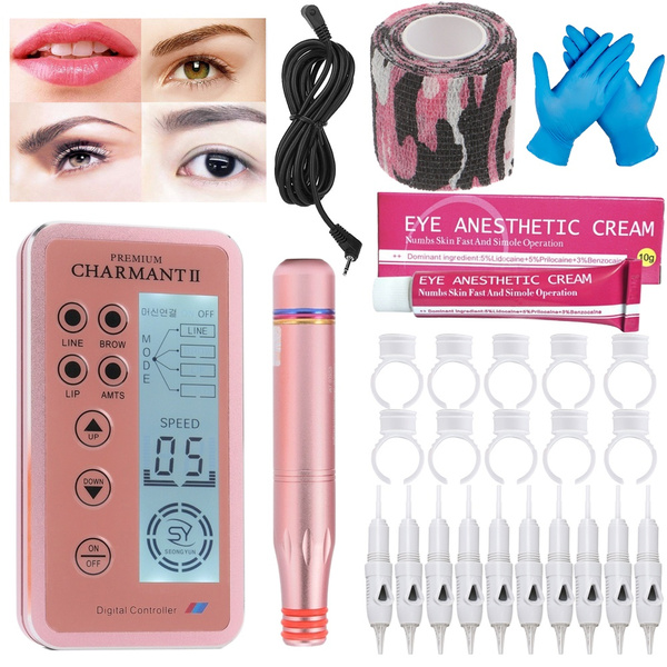 Digital Electric Permanent Makeup Machine Eyebrow Lip Microblading ...