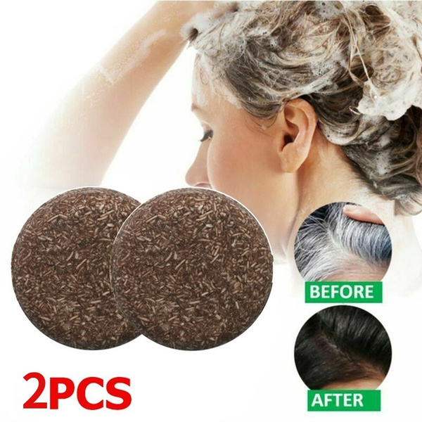 1/2pcs Hair Darkening Soap Shampoo Natural Organic Conditioner ...