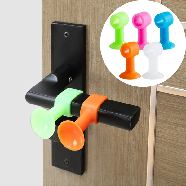 5PCS Door Stopper Doorknob Wall Mute Crash Pad Cabinet Door Protection ...