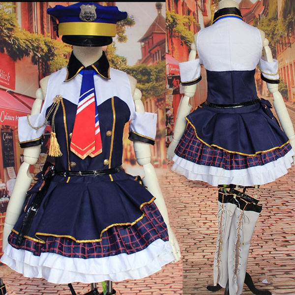 Anime Cosplay Costume Lovelive Girls Police Work Uniform Minami Kotori ...