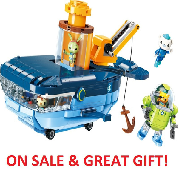 New Octonauts Block GUP-C Blue Whale Vehicle & Barnacles Kwazii Tweak ...