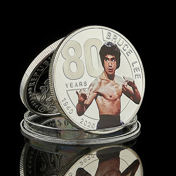 Chinese Kungfu Star Bruce Lee The 80th Anniversary Commemorative Coin ...