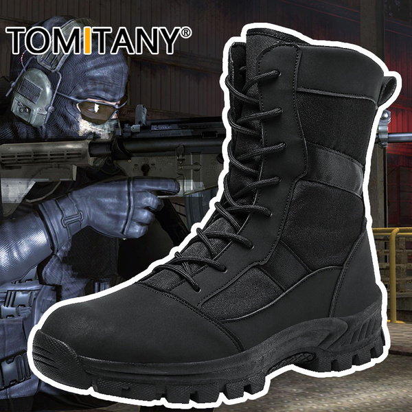 Mens Hiking Boots Army Male Commando Combat Desert Winter Outdoor ...