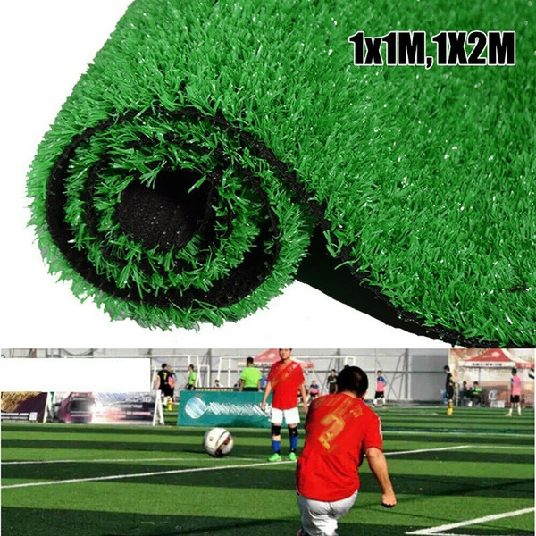 1m/2m Artificial Grass Astro Turf Fake Lawn Realistic Natural Green ...