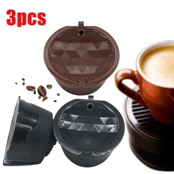3 Pcs Capsules Pods Refillable Coffee Filter Cup For Dolce Gusto ...