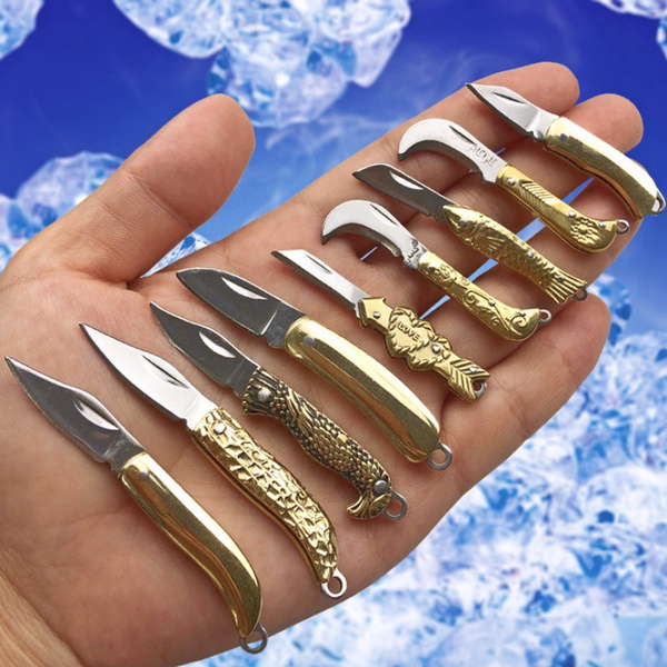 Mini Cute Sharp Knife Small Folding Pocket Knife Letter Opener Outdoor ...