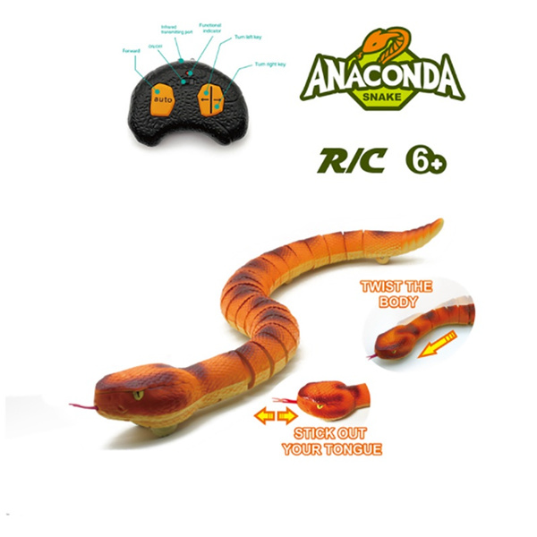 Infrared Control Toy Snake Toy Electric Snake Abs Remote Control Rc ...