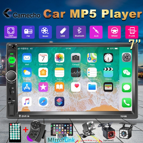 NEW 7" 2 Din HD MP5 Car Multimedia Player Audio Stereo Radio Touch ...