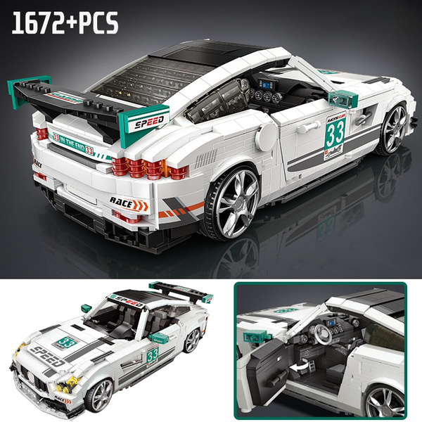 New 1672pcs Super Car Building Blocks Racing Cars Model DIY Bricks Kits ...