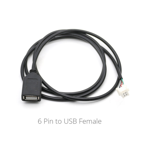 Universal USB Female Interface to 4 and 6 Pin Input Wire Connect Cable ...