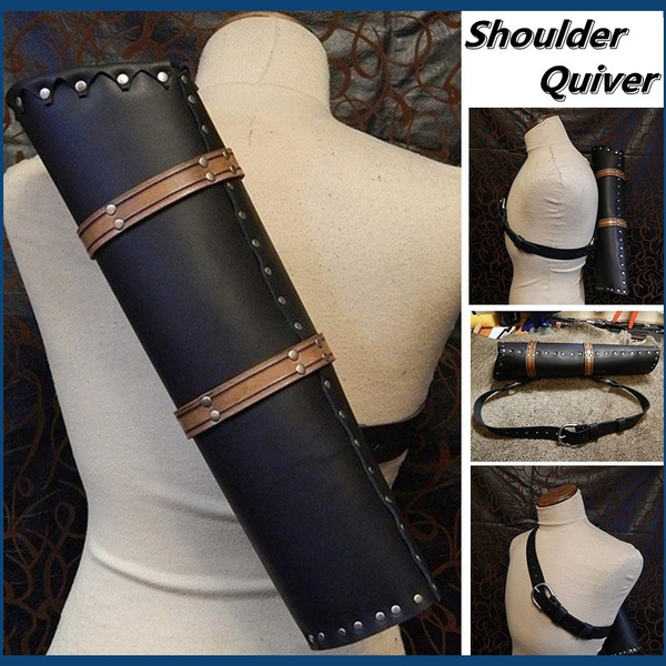 New Shoulder-back(Back Quiver) Design High Quality Medieval Leather ...