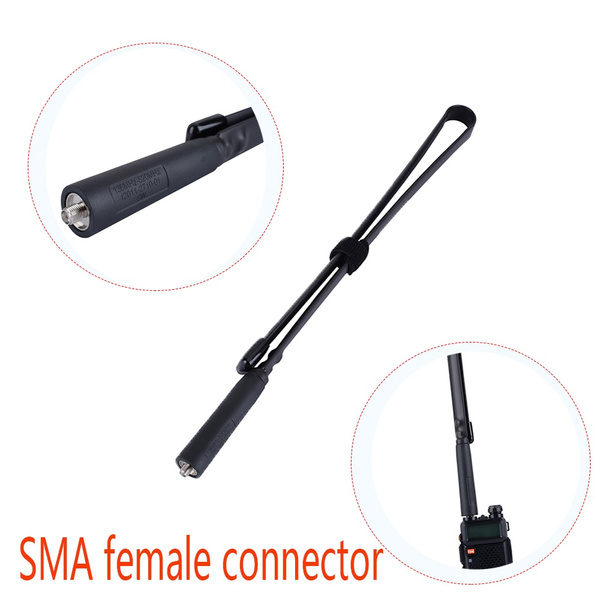 Foldable SMA-Female Connector Dual Band Tactical Walkie Talkie Antenna ...