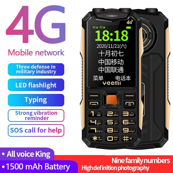 Yeemi K1+ Ultra-Thin Rugged Mobile Phone Dual Sim Card Big Keyboard ...