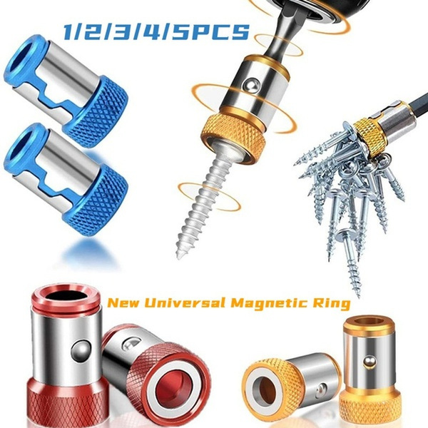 NEW 1/2/3/4/5Pcs Universal Magnetic Ring Alloy Magnetic Ring ...