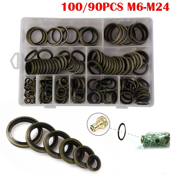 90/100PCS M6-M24Mechanical Modification Washers Sealing High Pressure ...