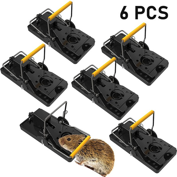 6 PCS Mouse Traps, Mice Traps for House, Small Mice Trap Indoor Quick ...