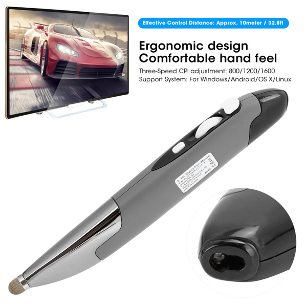 New 2.4GHz Portable Pocket Pen Mouse Optical Wireless Handwriting Mice ...