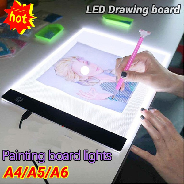 A3 A4 A5 LED Light Box Tracing Drawing Light Pad Table Stencil Display ... A3 A4 A5 LED Light Box Tracing Drawing Light Pad Table Stencil Display ...