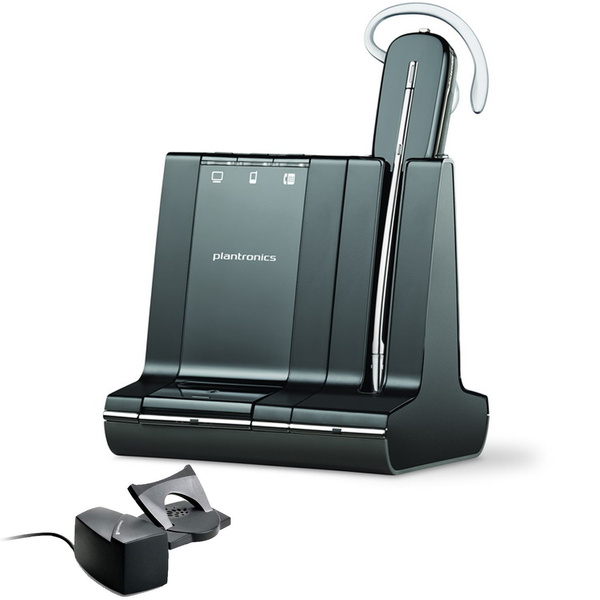 Plantronics (86507-01) Savi W745 Multi Device Wireless Headset System ...