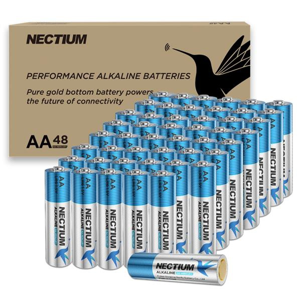 48PCS NECTIUM/NANFU AA AAA Alkaline Batteries Ultra Power | Wish