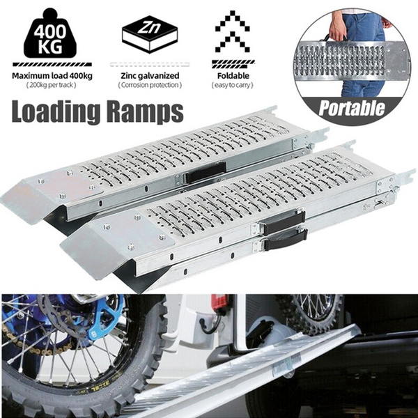2020 New 1pair Collapsible Perforated Skid Loading And Unloading Ramp ...