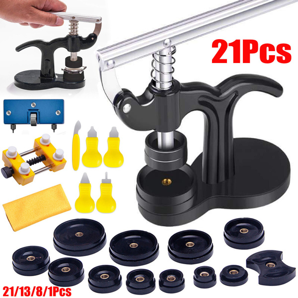 21/13/8/1Pcs Watch Press Tool with Watch Battery Replacement Tool Kit ...