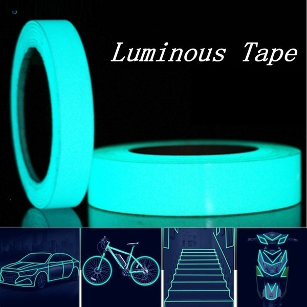1M/3M Luminous Tape Self-adhesive Glow In The Dark Safety Stage Home ...