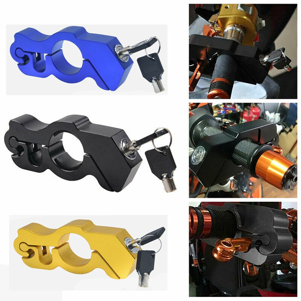 Motorbike/motorcycle/moped Handlebars Throttle Brake Grip Anti-theft ...