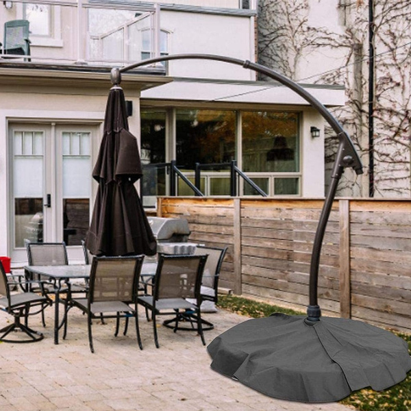 Outdoor Garden Umbrella Stand Cover Weatherproof Awning Parasol Base ...