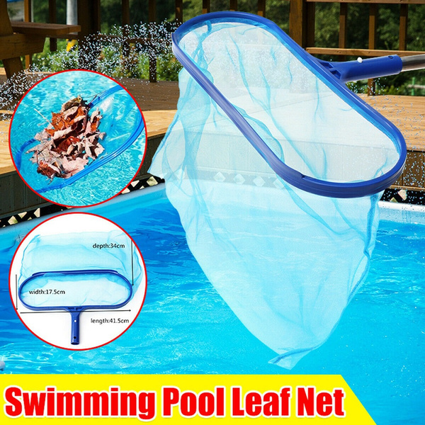 Heavy Deep Leaf Net Swimming Pool Rake Spas Skimmer Koi Pond Pools Fish ...