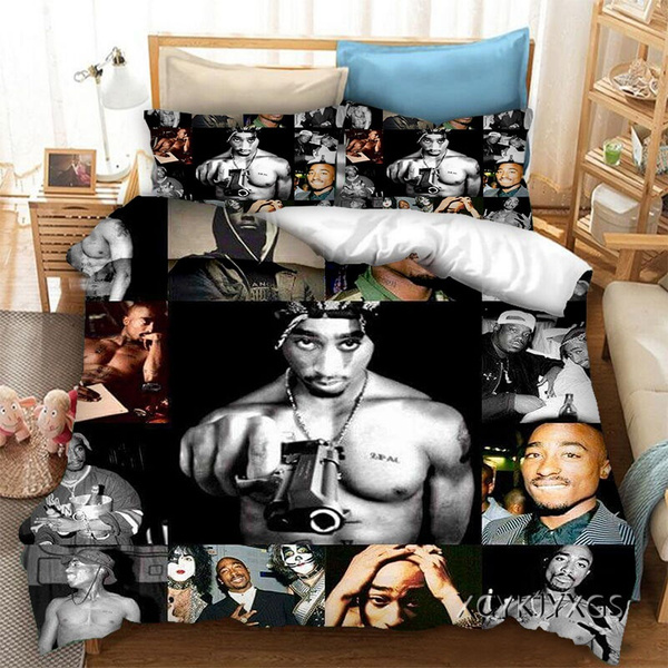 2pac Tupac Shakur 3D Printed Bedding Set Duvet Covers Pillowcases ...