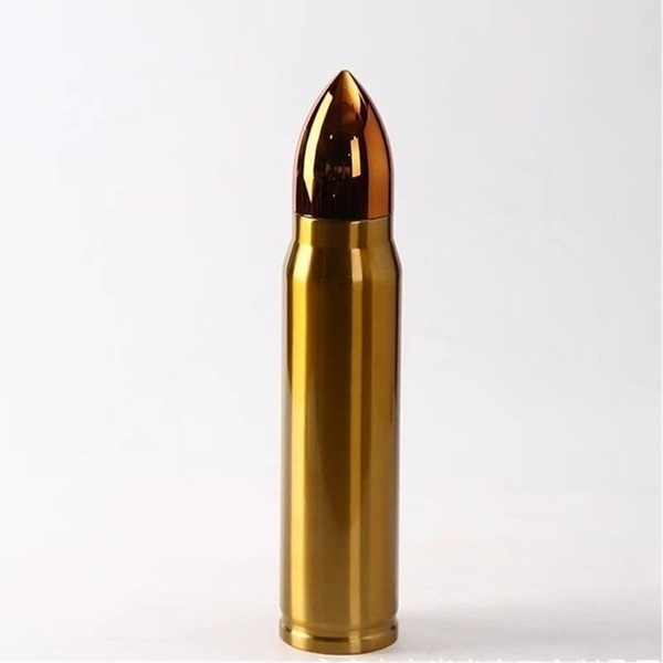 Hot-selling Stainless Steel Shell Bullet Vacuum Cup Thermos Cup Outdoor ...