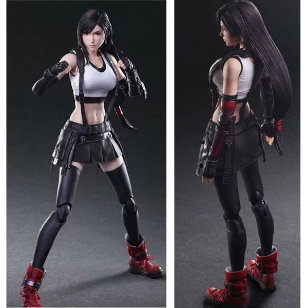 25CM Final Fantasy VII Remake Tifa Lockhart Figure PLAY ARTS Action ...