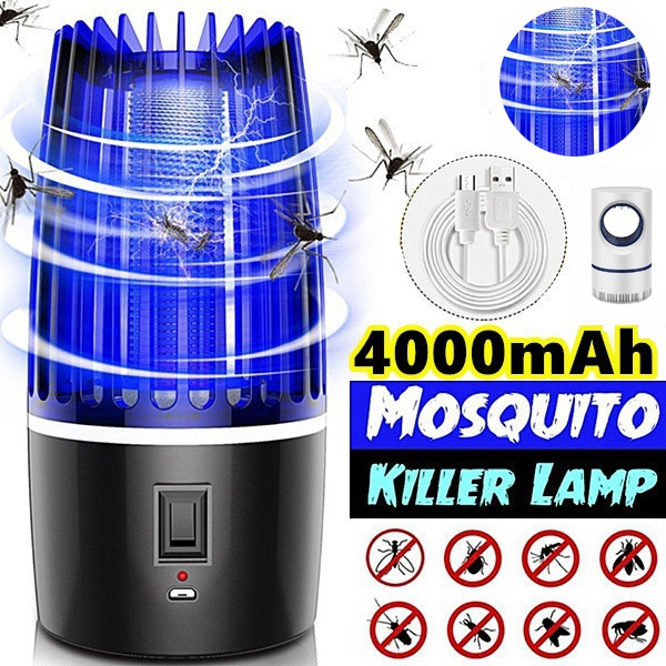 Mosquito Killer Lamp Mosquito Trap Lamp USB Ultraviolet Mute Insect Files Trap Radiationless Bug ...