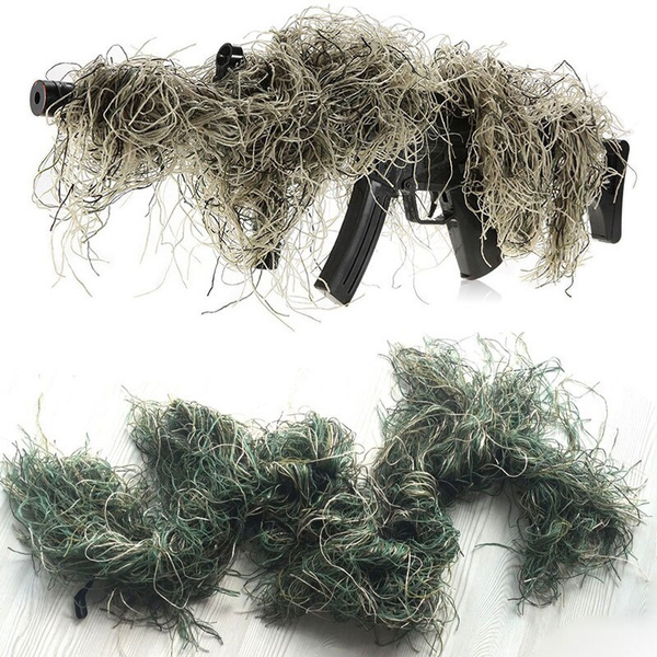 New 1.8 m Thicker version Rifle Wrap rope grass type Ghillie Suits Gun ...