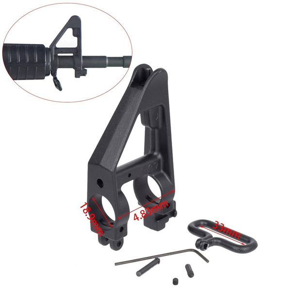 Tactical AR15 M4/M16 Front Triangle Sight Rifle Metal Front Iron Sight ...