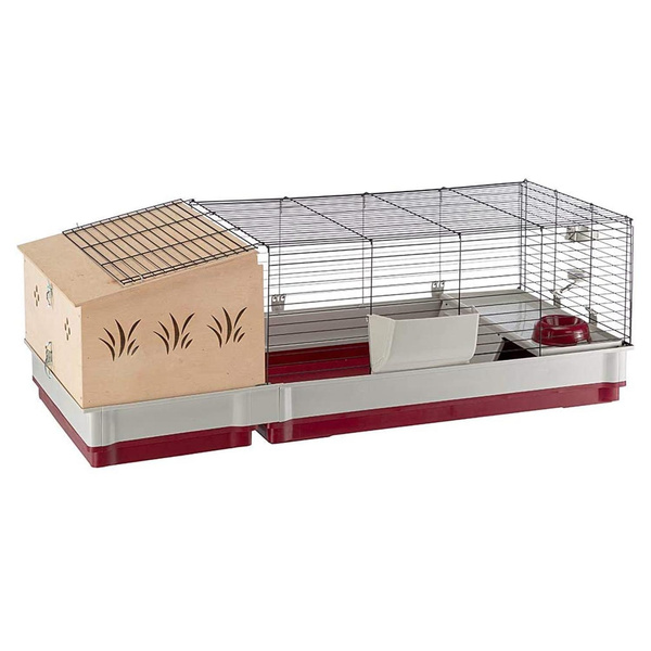 Ferplast Krolik 140 Plus Extra Large Indoor Metal Pet Rabbit Cage w ...