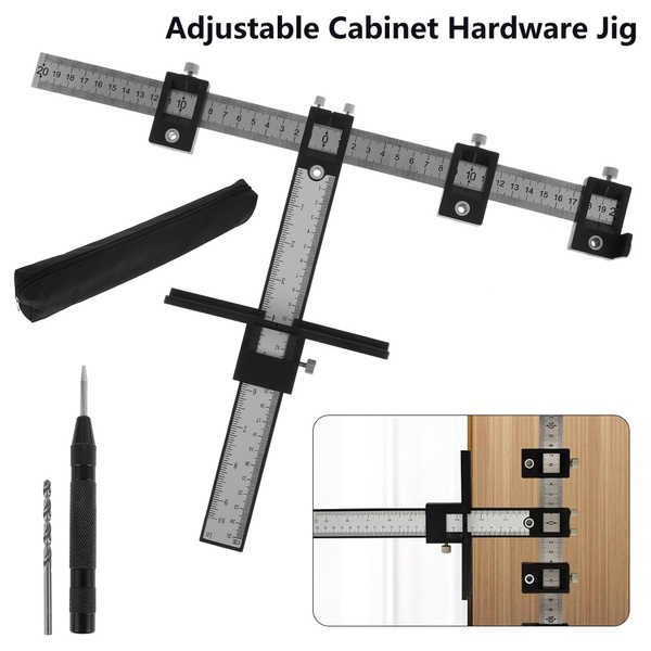 Removable Detachable Drill Guide Sleeve Punch Locator Cabinet Hardware ...