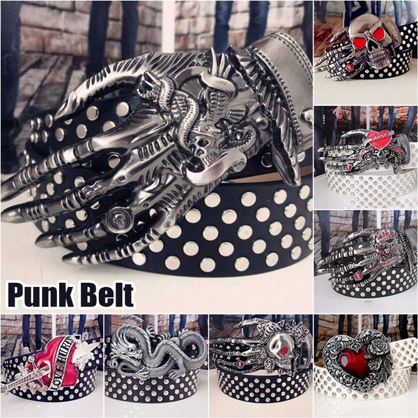 New Punk Skeleton Belt Men Women 105cm Length Fashion Halloween Belt | Wish