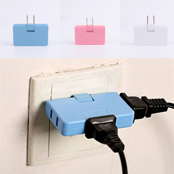 2500W Creative Sockets New AC Power Electrical Plugs Travel 3 Outlet ...