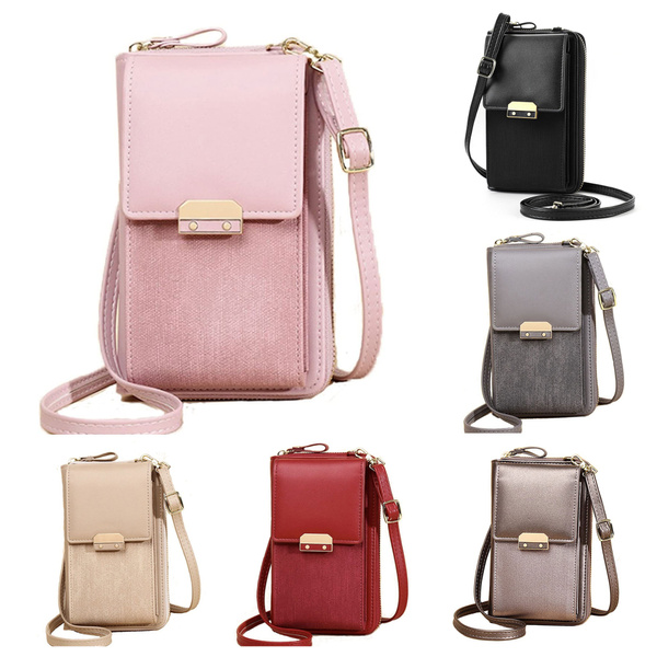 Fashion Women Wallet Crossbody Bag Clutch Leather Handbag Card Holder ...