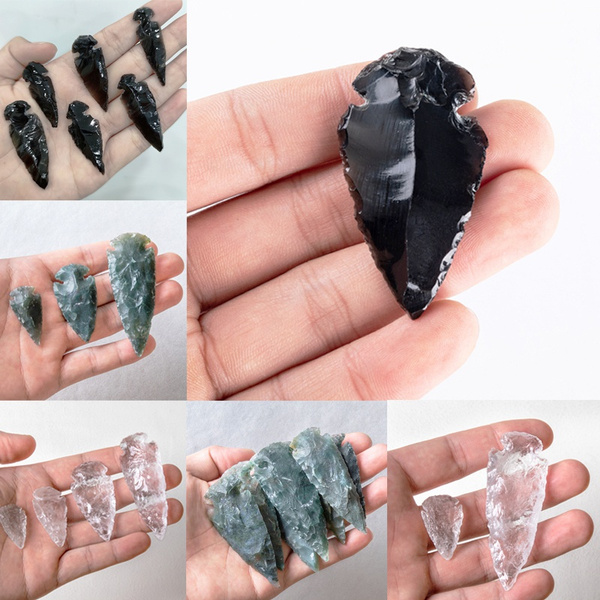 Crystal Mineral Natural Sword Stone White Arrow Healing Stone Fine ...