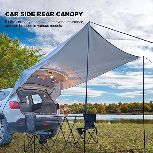 Outdoor Car Rear Car Side Trunk Canopy Awning Travel Tent Camping ...