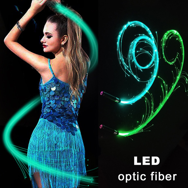 Multi-Color LED Fiber Optic Rave Toy Fiber Optic Dance Whips for Pubs ...