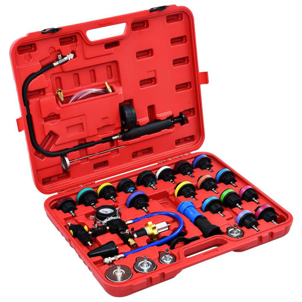 28 Piece Cooling System & Radiator Cap Pressure Tester | Wish